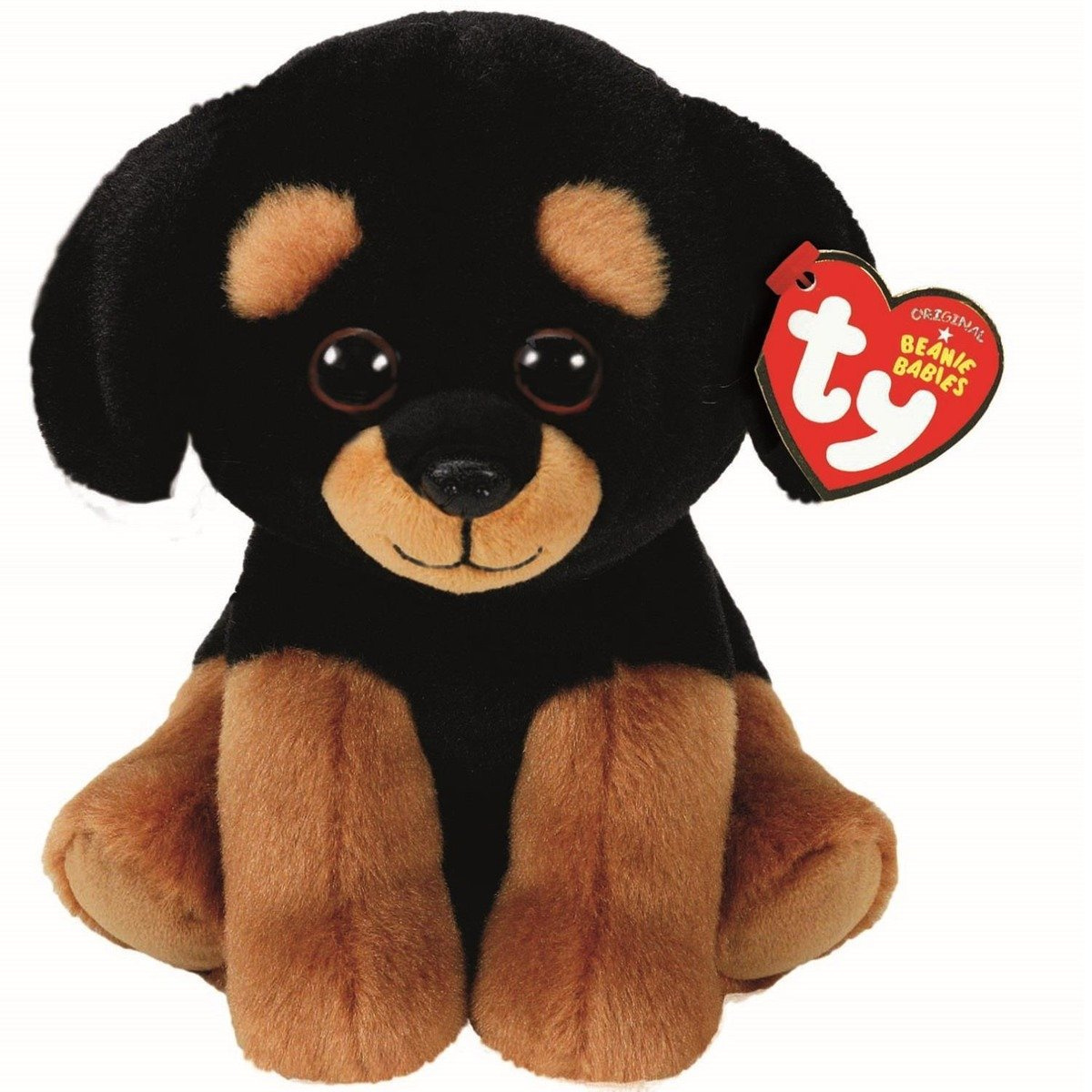 TY Maskotka Beanie Babies Rottweiler TREVOUR 15cm - Sklep 3xk.pl